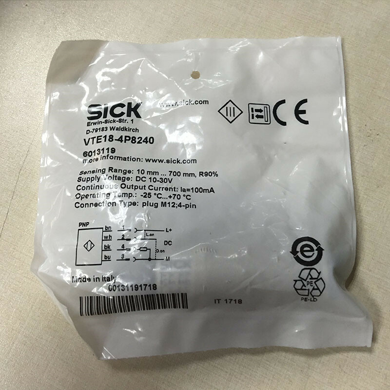 1 PCS SICK VTE18-4P8240 6013119 Photoelectric switch Sensor 800mm | eBay