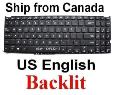 Keyboard for ASUS R565 R565E - US English Backlit | eBay