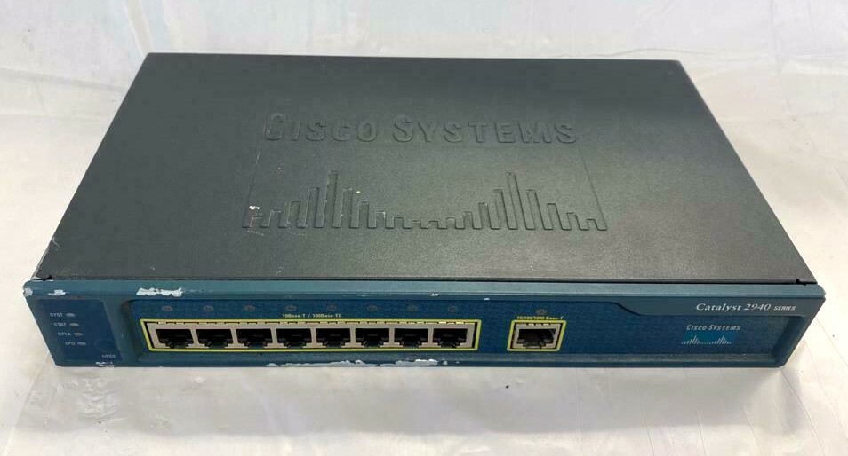 Cisco 2940 Series 8 Port Network Switch WS-C2940-8TF-S, free shipping ...