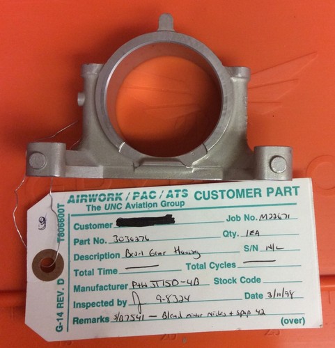 🇺🇸 Pratt &Whitney JT15D-4B bevel gear housing. 3030276 | eBay