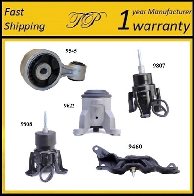 5PCS MOTOR & TRANS MOUNT FOR 2007-2012 Nissan Altima 3.5L - Automatic ...