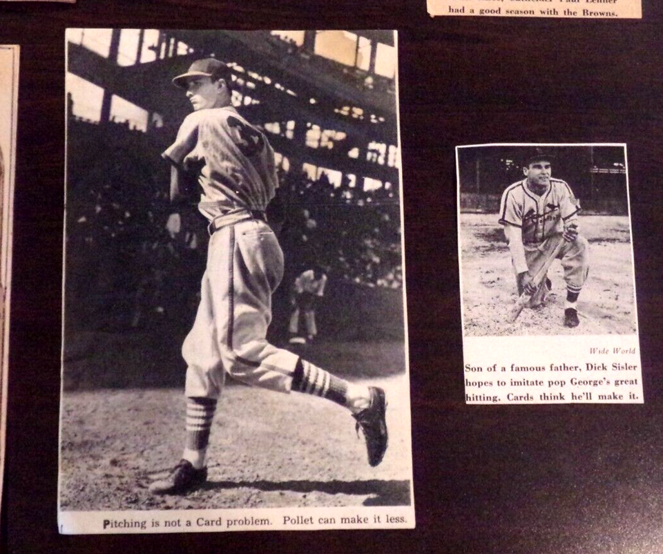 St. Louis Browns Cardinals Baseball Vintage Newspaper & Magazine ...