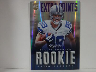 2013 Panini Prestige Extra Points Purple /100 Gavin Escobar #233 Rookie ...