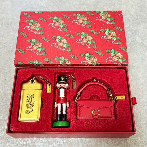 Coach Ornament Charm Christmas Carriage Nutcracker Bag With Box Japan ...