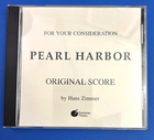 RARE FYC SOUNDTRACK SCORE CD - Pearl Harbor Hans Zimmer CDr Awards ...