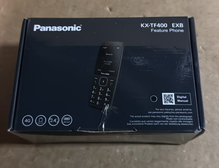 Panasonic KX-TF400EXB 4G User-friendly push-button phone, Volte, reliable 200 | eBay UK