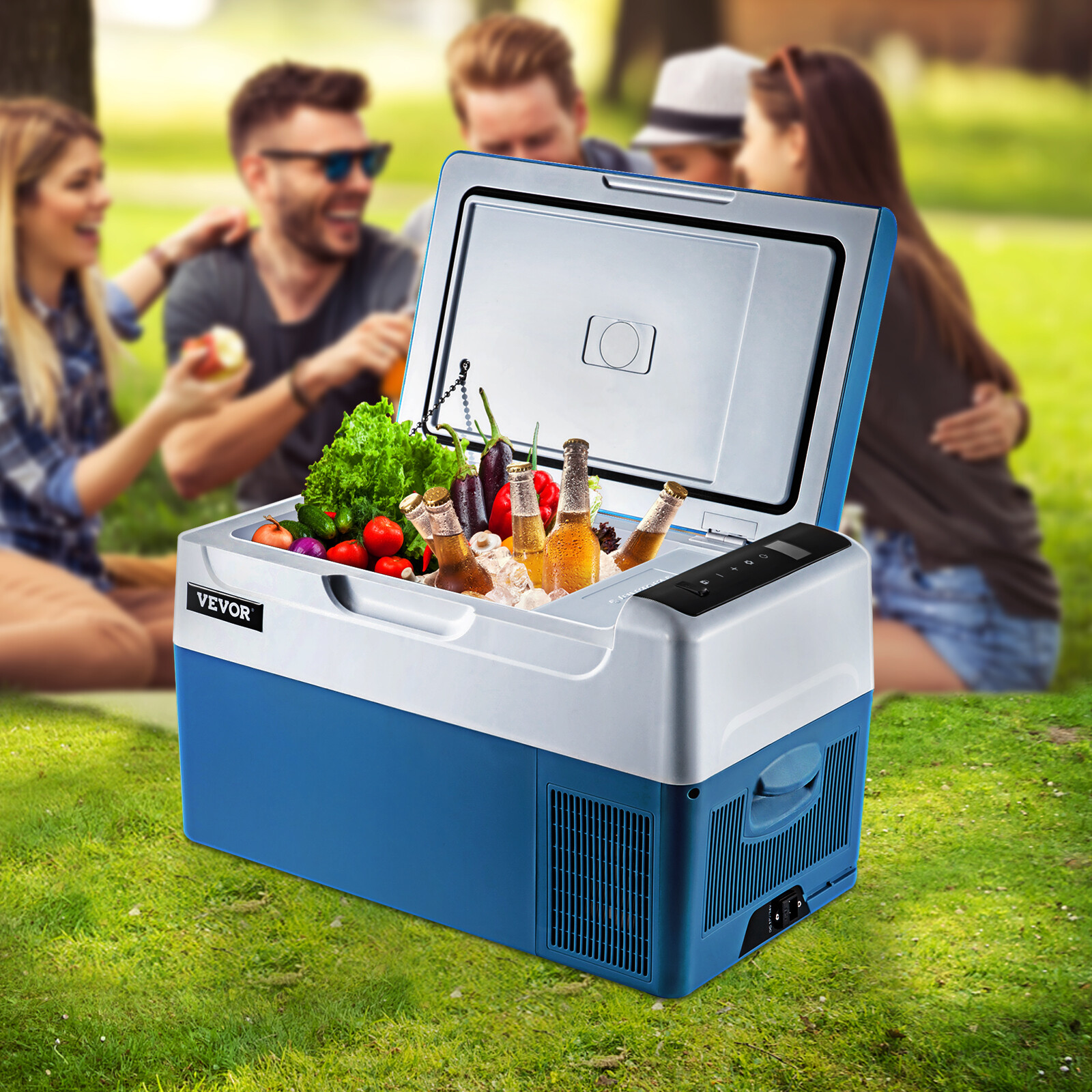 VEVOR Kompressor Kühlbox 22L Mini Kühlschrank Auto Camping -20℃ APP 12V ...