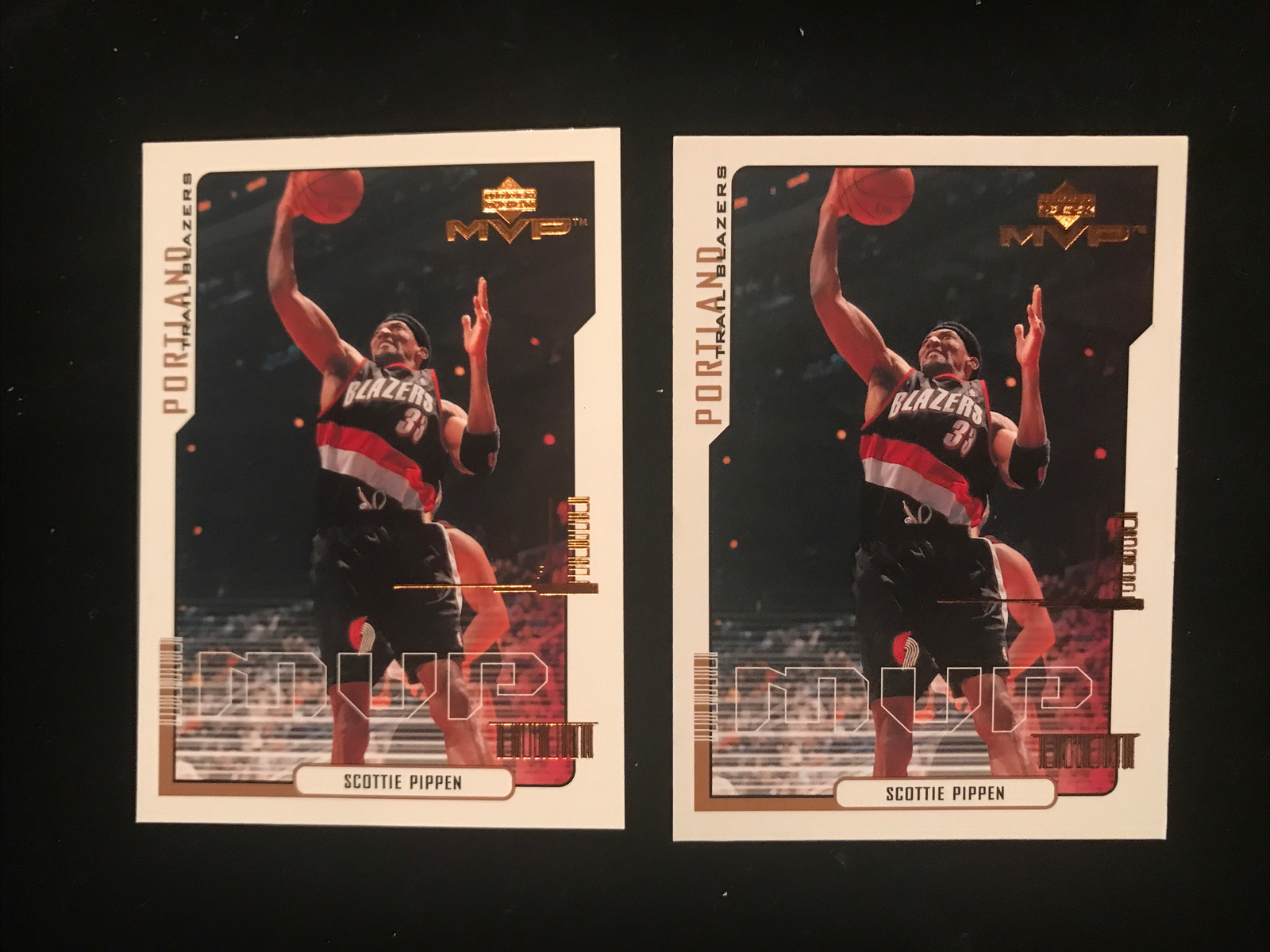 scottie Pippen 00/01 upper deck MVP #138 (2 card lot) | eBay