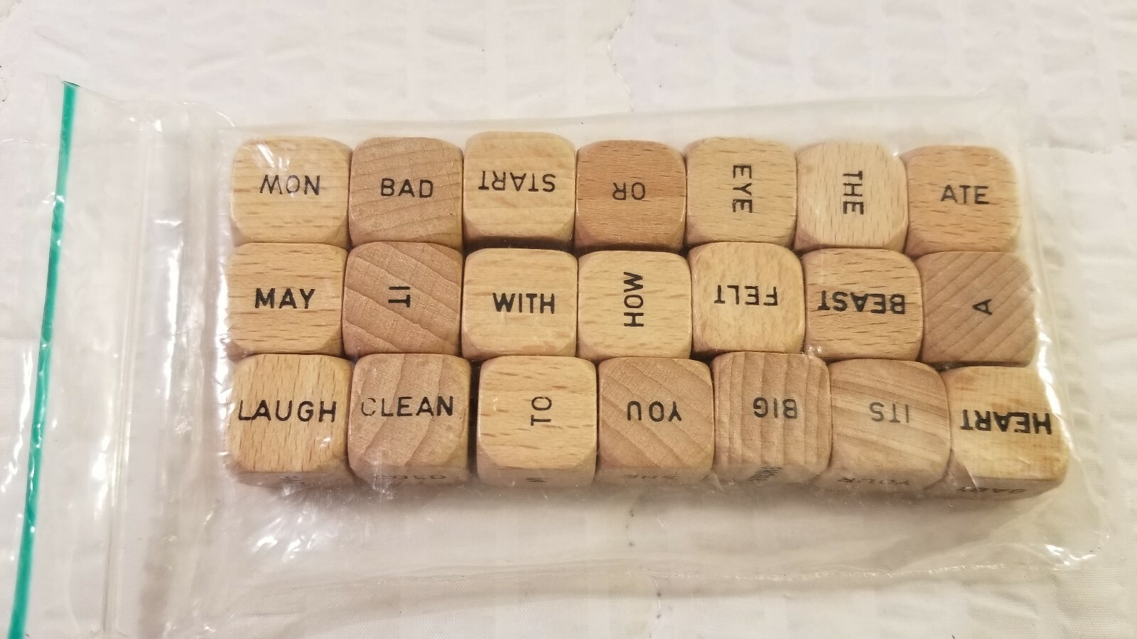 Vintage 1971 Scrabble Sentence Cube Game Selchow & Righter Made in USA ...