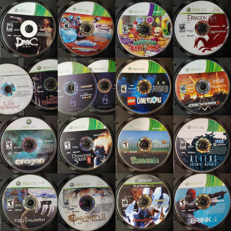 Xbox 360 Video Games Disc Only Huge Selection You Choose Super Fast ...