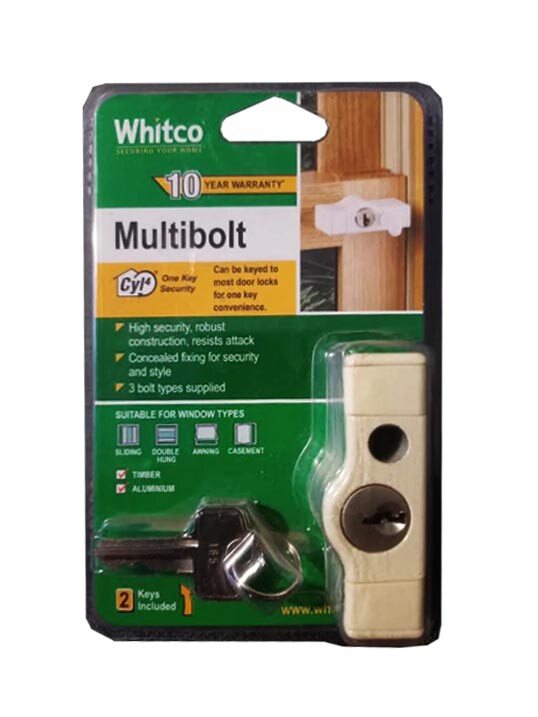 Whitco CYL4 Multi Bolt Window Security Lock Suits Most Types of Window ...
