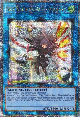 Sky Striker Ace - Hayate RA04-EN073 (New Art) Quarter Century Secret ...