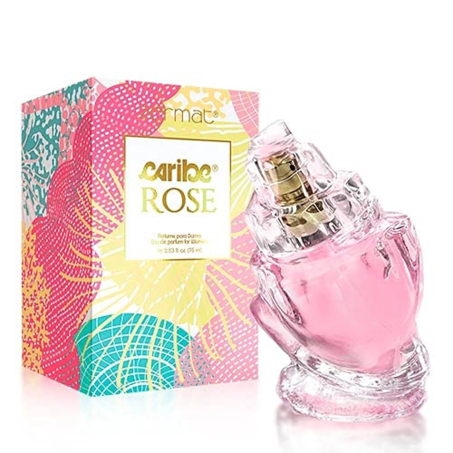 Caribe Rose Eau de Parfum by Zermat International 2.53 fl oz/ 75 ml ...