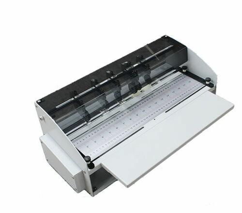 220V Electric Book Cover Creasing Machine Card Folding Paper Dotted ...