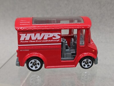 Hot Wheels Bread Box HWPS Faster Than Ever Mail Delivery Red Van Truck ...