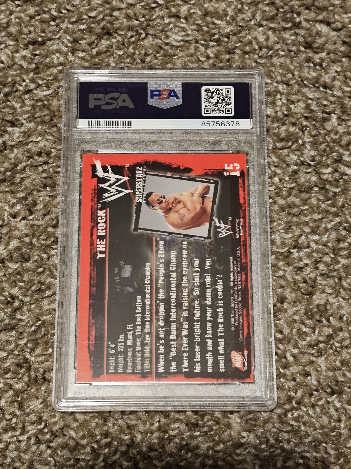 1998 Comic Images WWF Superstarz - #15 The Rock (RC) for sale online | eBay