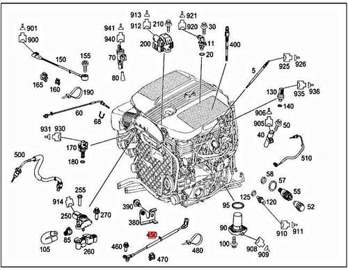 Genuine MERCEDES Position sensor 0009055004 | eBay