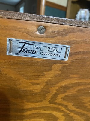 Pair Of Frazier Monte Carlo? Speakers, for Parts or Repair, Damaged ...