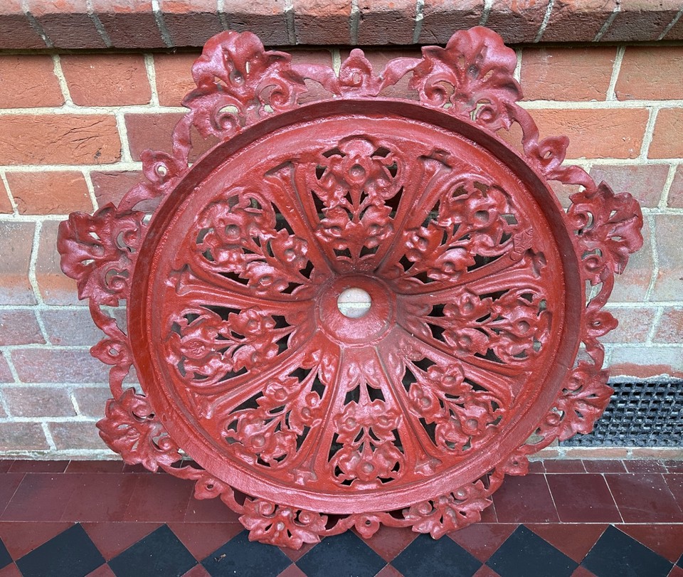 Antique Victorian Cast Iron Ceiling Rose | eBay UK