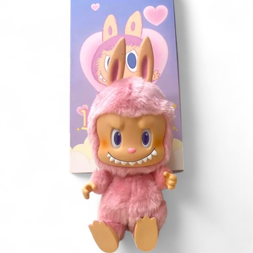 Labubu The Monsters Swaver Tin Pink Plush Vinyl Doll 9.85” Pop Mart ...