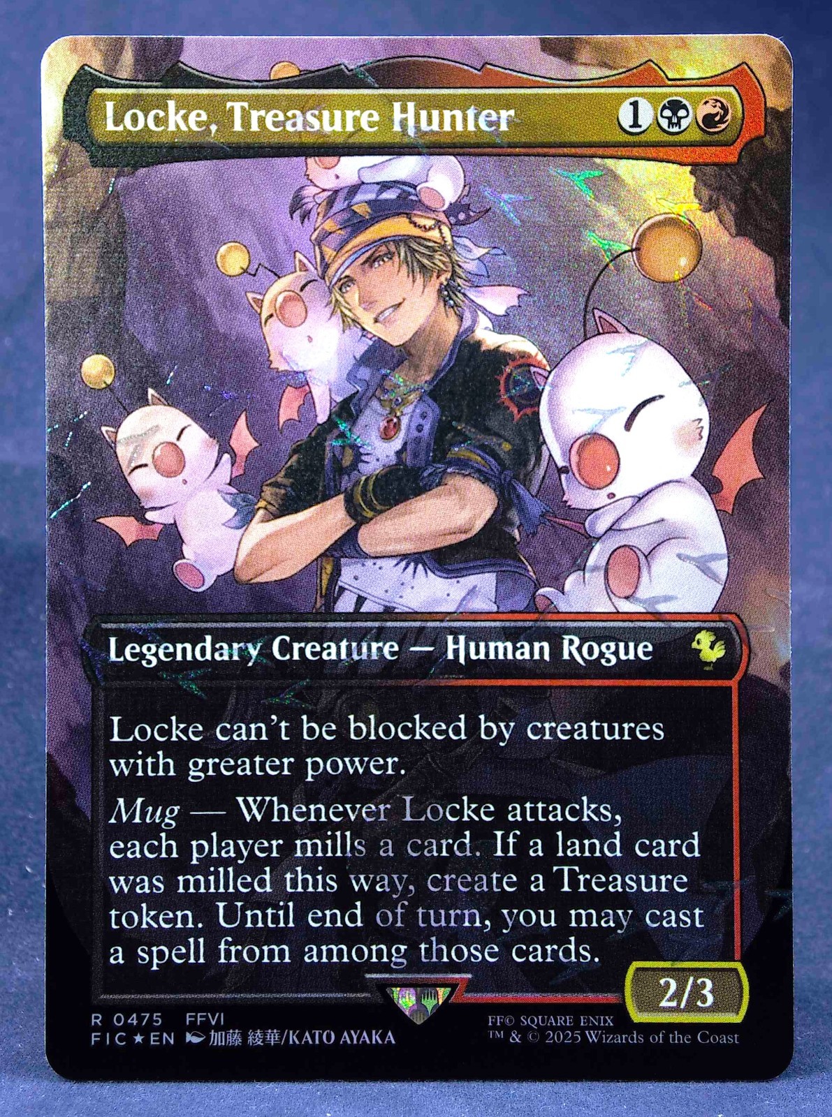 Locke, Treasure Hunter (Borderless) (Chocobo Track Foil) Commander ...