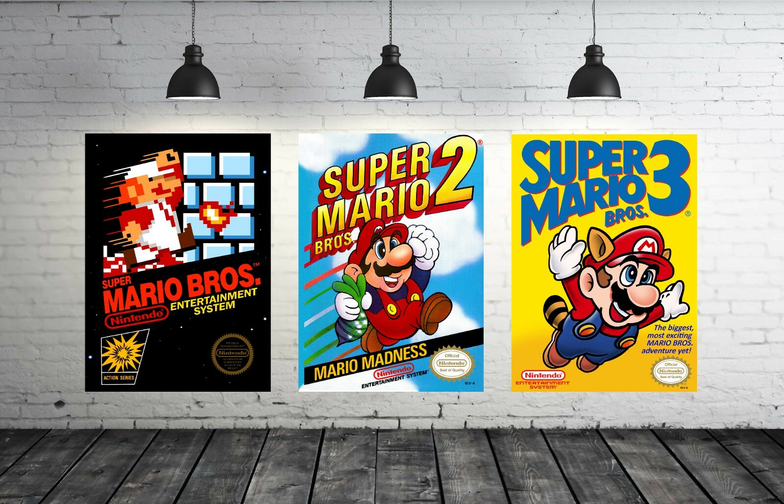 Super Mario Bros 1 2 3 Nintendo Nes Posters - Retro Gaming | eBay