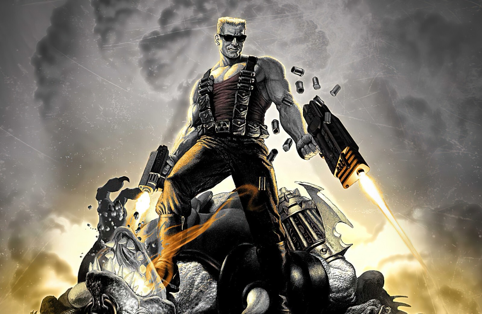 NEW DUKE NUKEM VIDEO GAME POSTER PREMIUM WALL ART PRINT SIZE A5-A1 ...