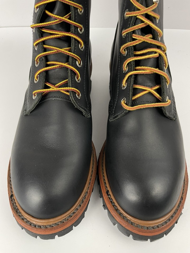 Red Wing 218 LoggerMax Black Men's Boots USA Soft Toe 9 D | eBay