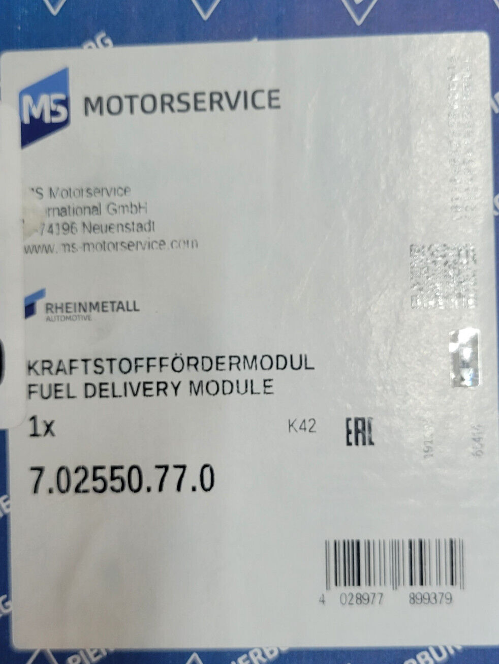 Electric Fuel Pump Pierburg 7.02550.77.0 for 2003-2005 Range Rover 4.4L ...