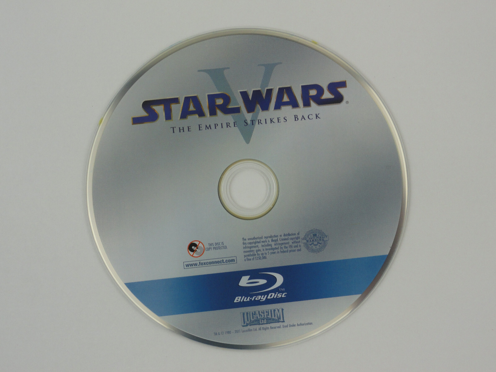 Star Wars: Episode V: The Empire Strikes Back (Blu-ray, 1980) - DISC ...