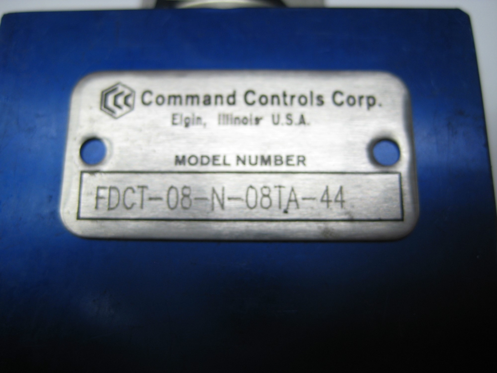 COMMAND FDCT-08-N-08TA-44 VALVE NSNP for sale online | eBay