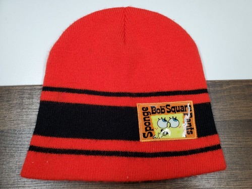 Spongebob Squarepants Red TV Show Knit Beanie Hat One… - Gem