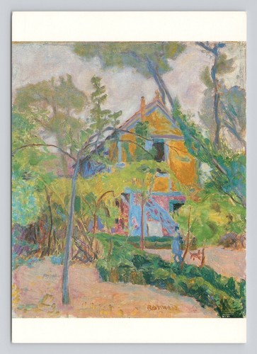 Postcard (R9) Art House among the Trees by Pierre Bonnard | eBay UK