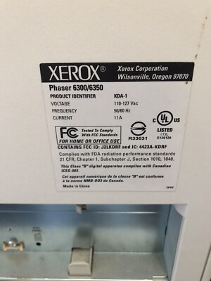 Xerox Phaser 6350 DP Network Color Laser Printer for pickup only | eBay