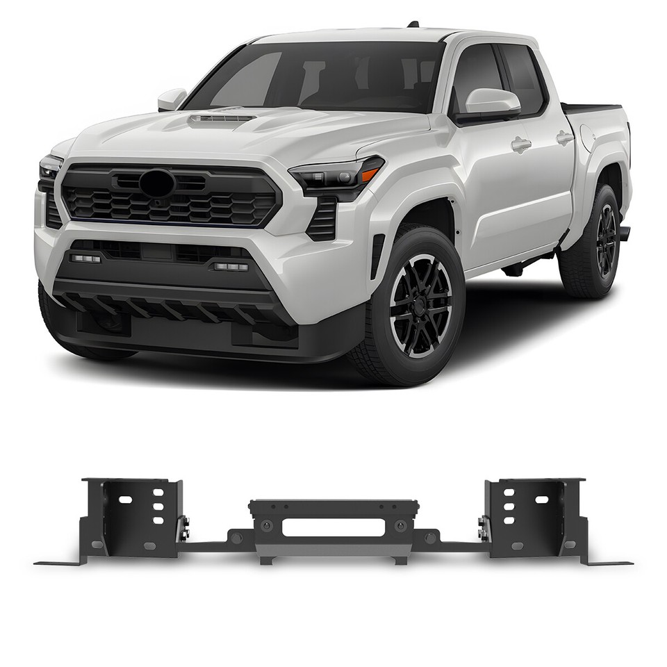 For 2024-2025 Toyota Tacoma Factory Hidden Winch Plate Front Bumper ...