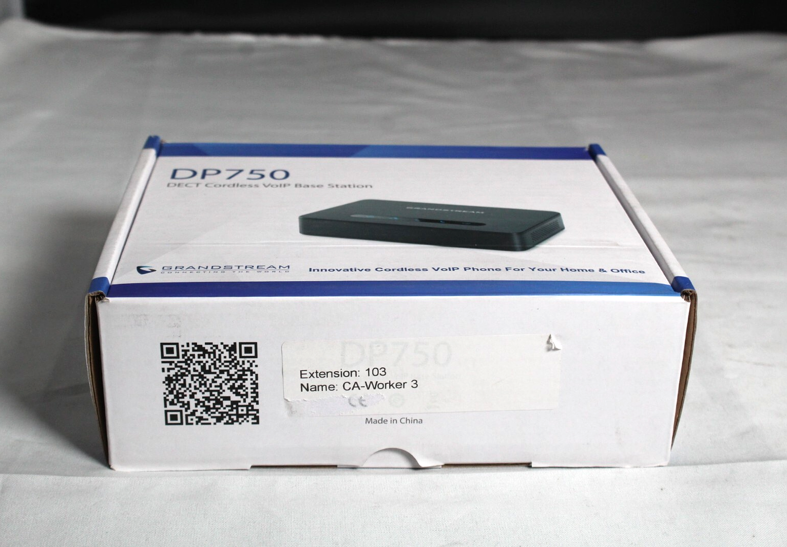 Lot of 2 Grandstream DP750 DECT VoIP SIP Base Stations w/ Power & Ethernet Cords | eBay