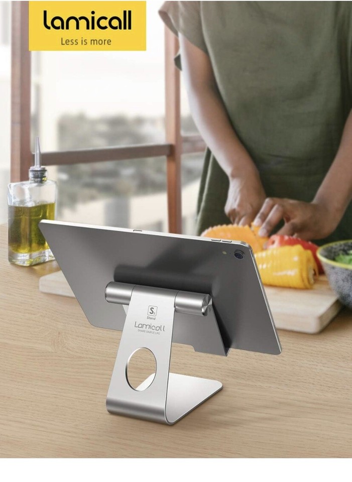 Adjustable Phone Tablet Desktop S-Stand Desk Holder Mount Cradle iPhone ...
