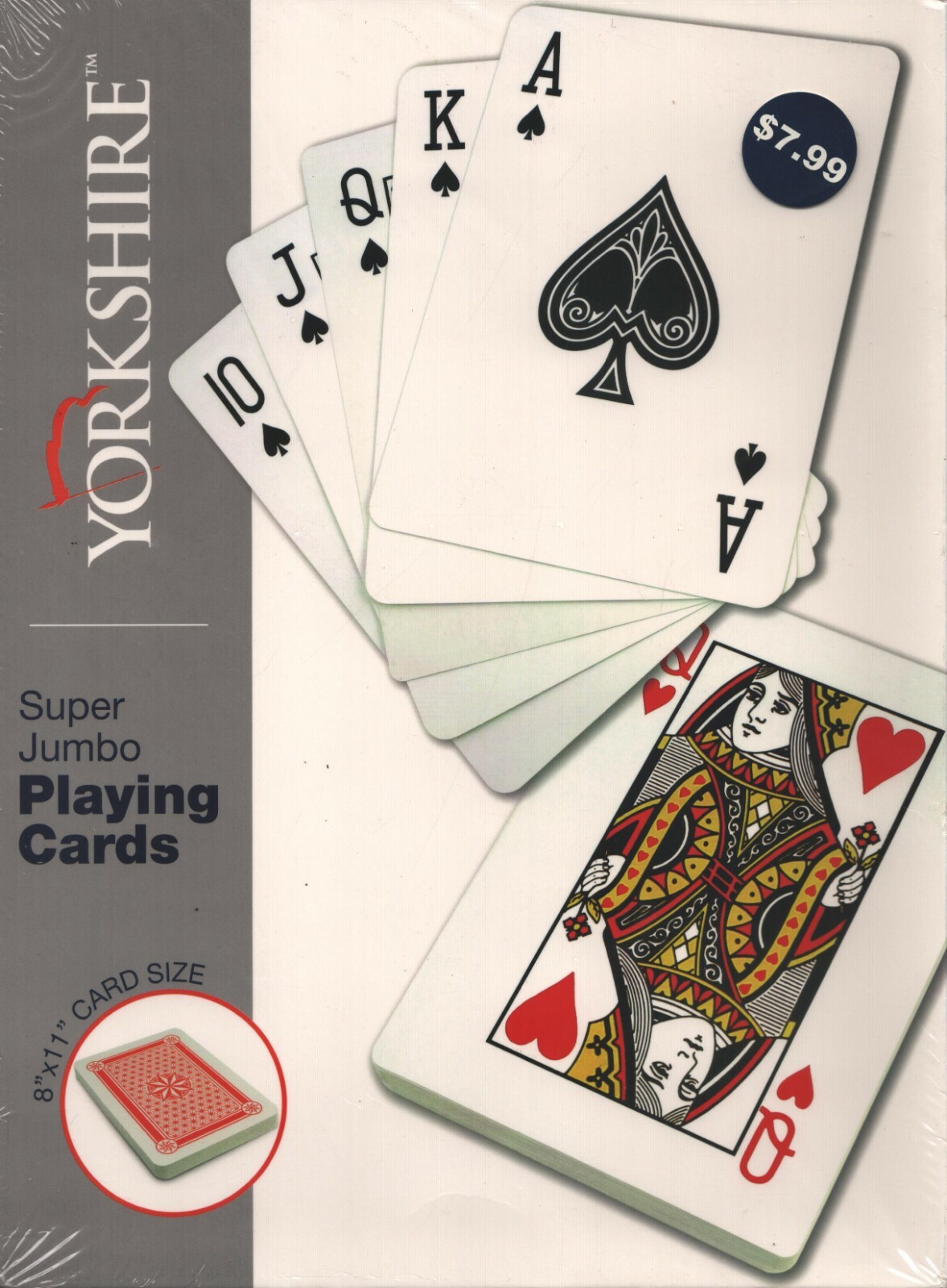 Super Big Giant Jumbo Playing Cards Full Deck HUGE Standard Print 8 X ...