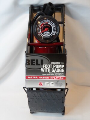 Bell Air Pump Airblaster 500 with Adaptors Foot Pump 100 PSI 370 Volume ...