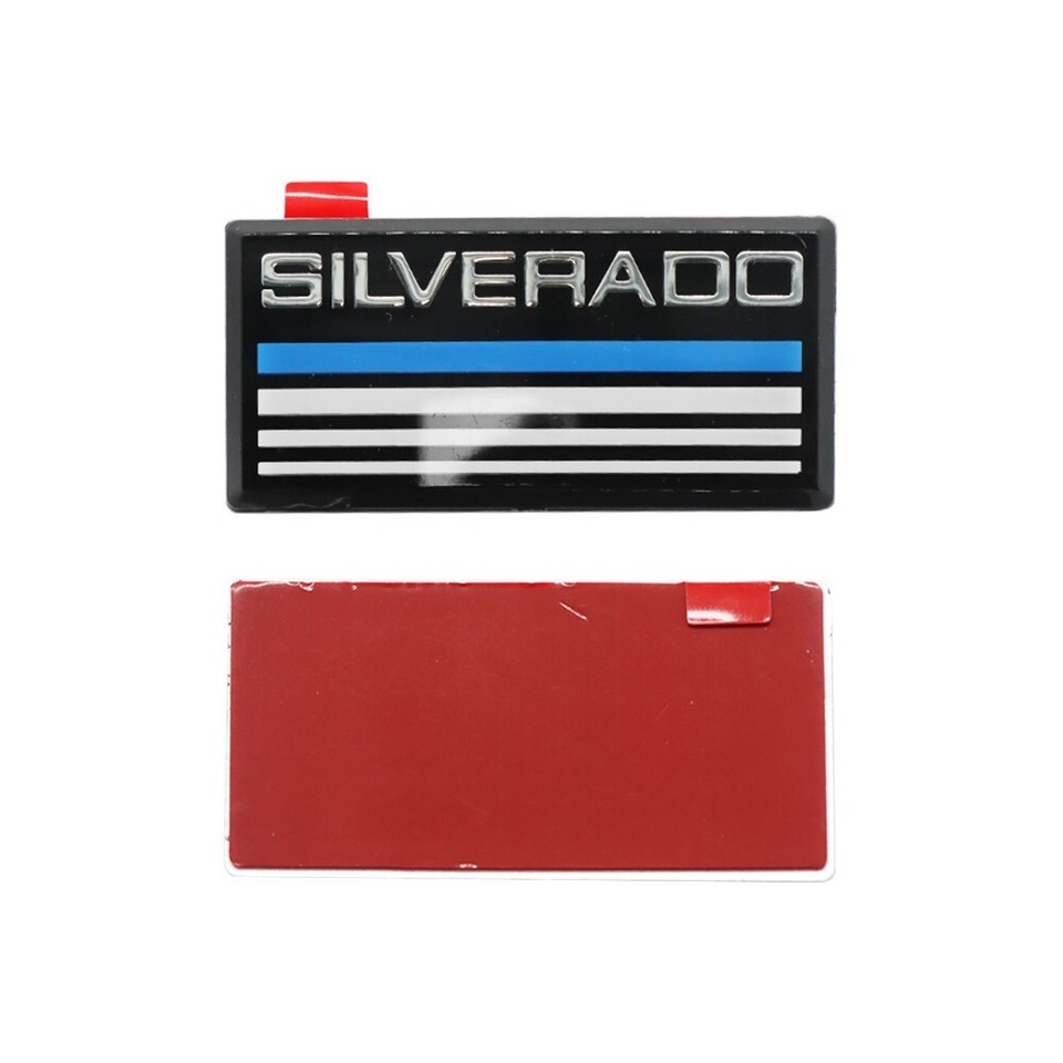 2X For Silverado Suburban Tahoe 88-98 Side Roof Pillar Cab Emblem Badge ...