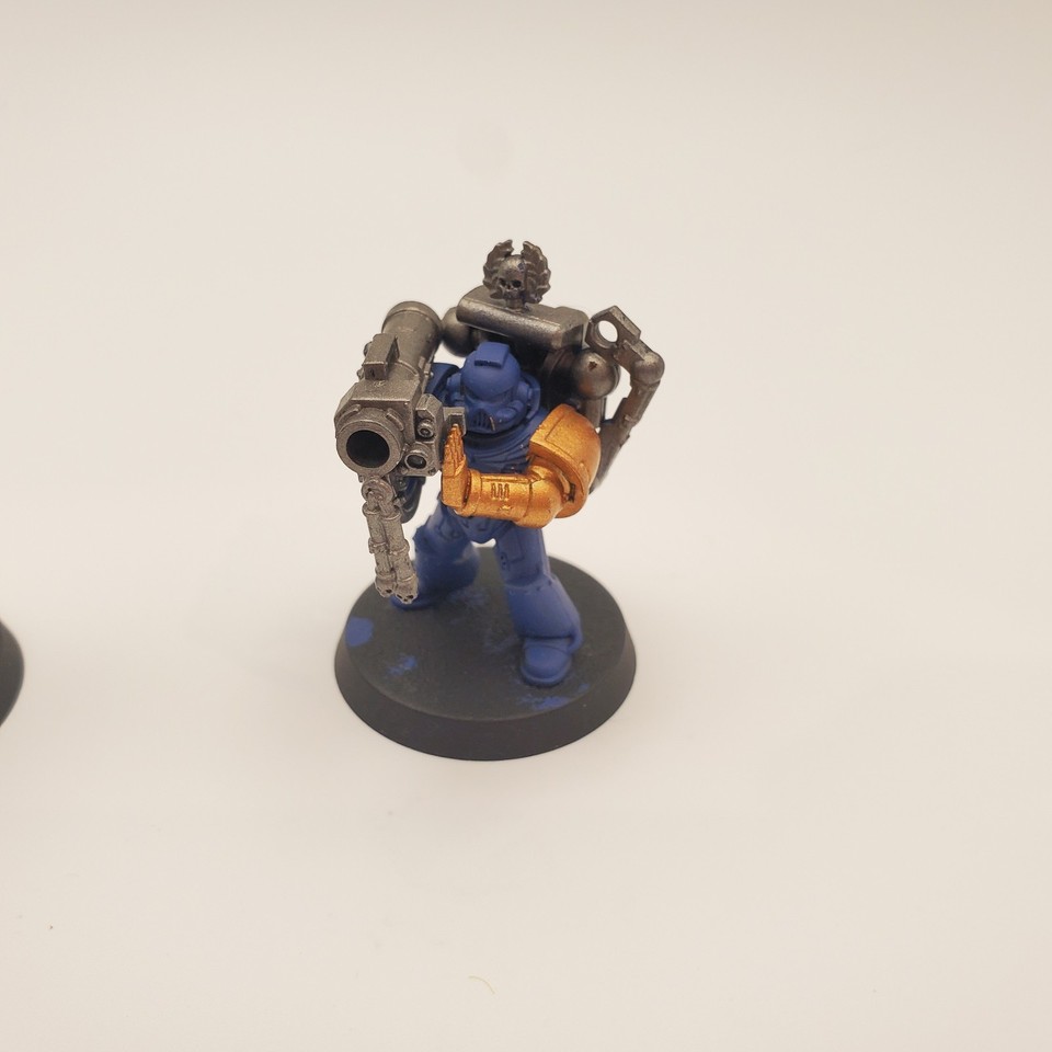 Warhammer 40k Firstborn 3 x Space Marine Lot Partially Painted ...