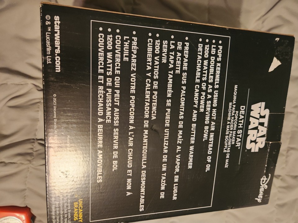 Star Wars Death Star popcorn popper new in box | eBay