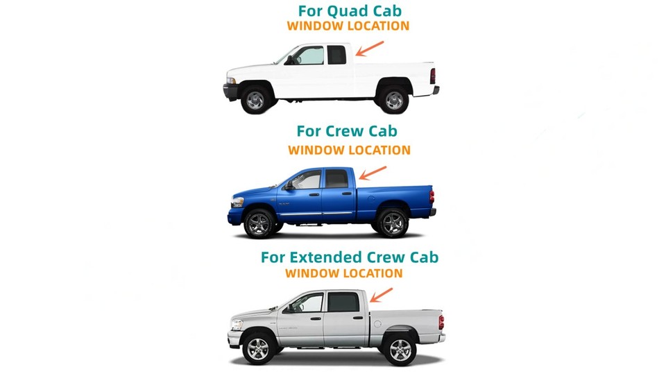 2009-2018 Dodge Ram 1500 2010-2024 2500-5500 Power Sliding Back Window ...