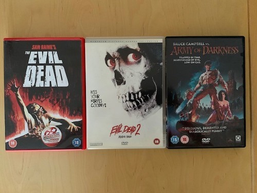Evil Dead Series DVDs, First 3 Original Evil Dead Films | eBay UK