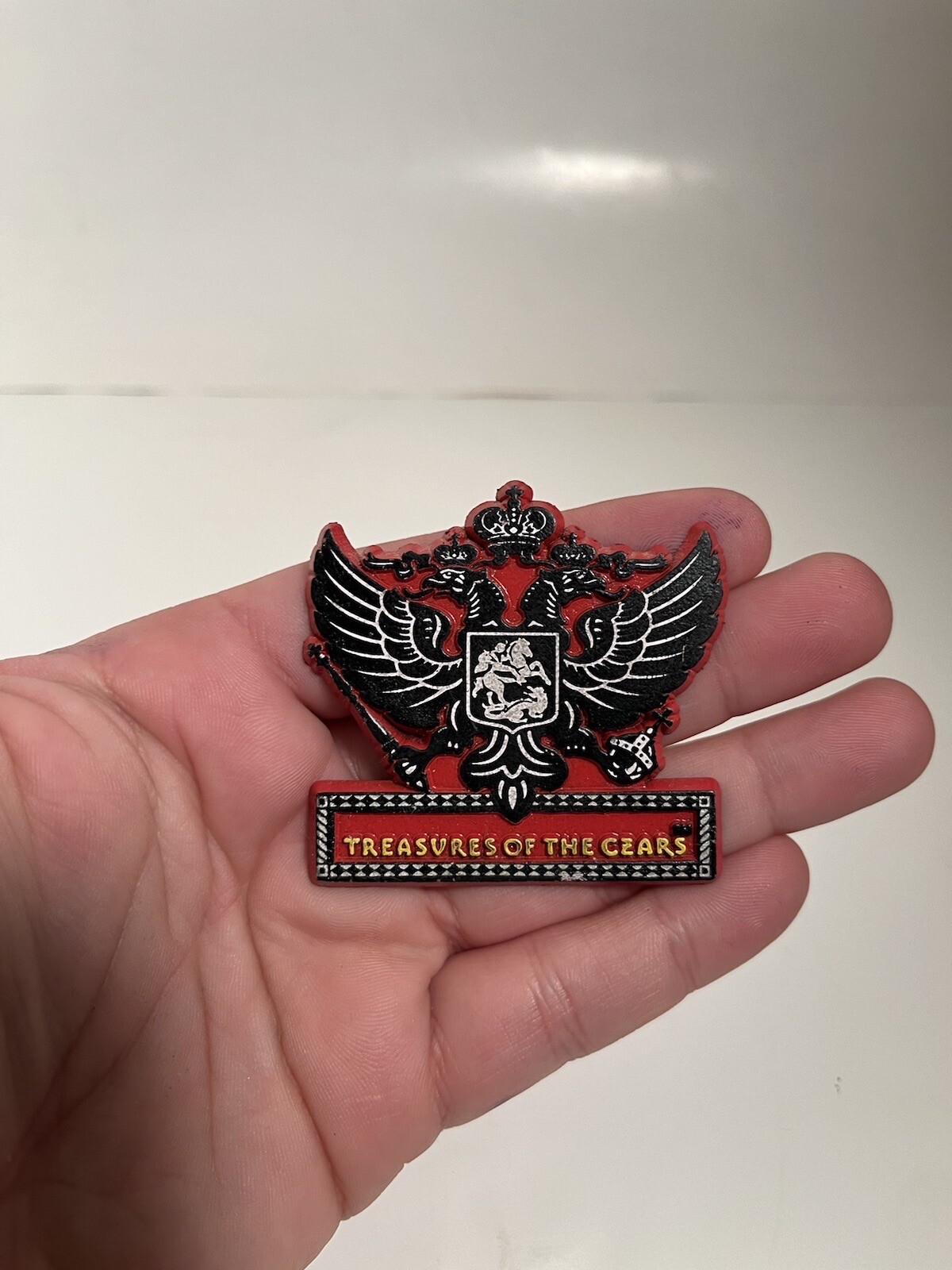 Treasures of the Czar Magnet Rubber HTF Moscow Kremlin Russia Coat of ...