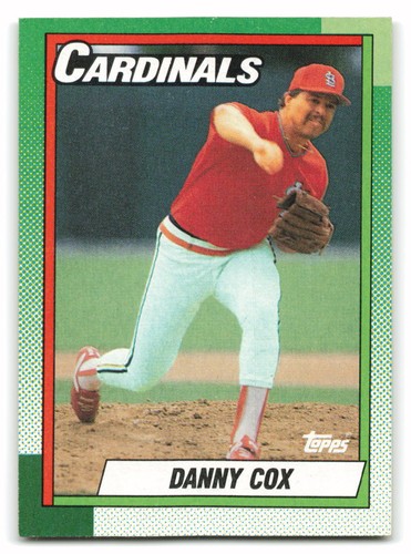 Danny Cox 1990 Topps BASEBALL #184 St. Louis Cardinals | eBay
