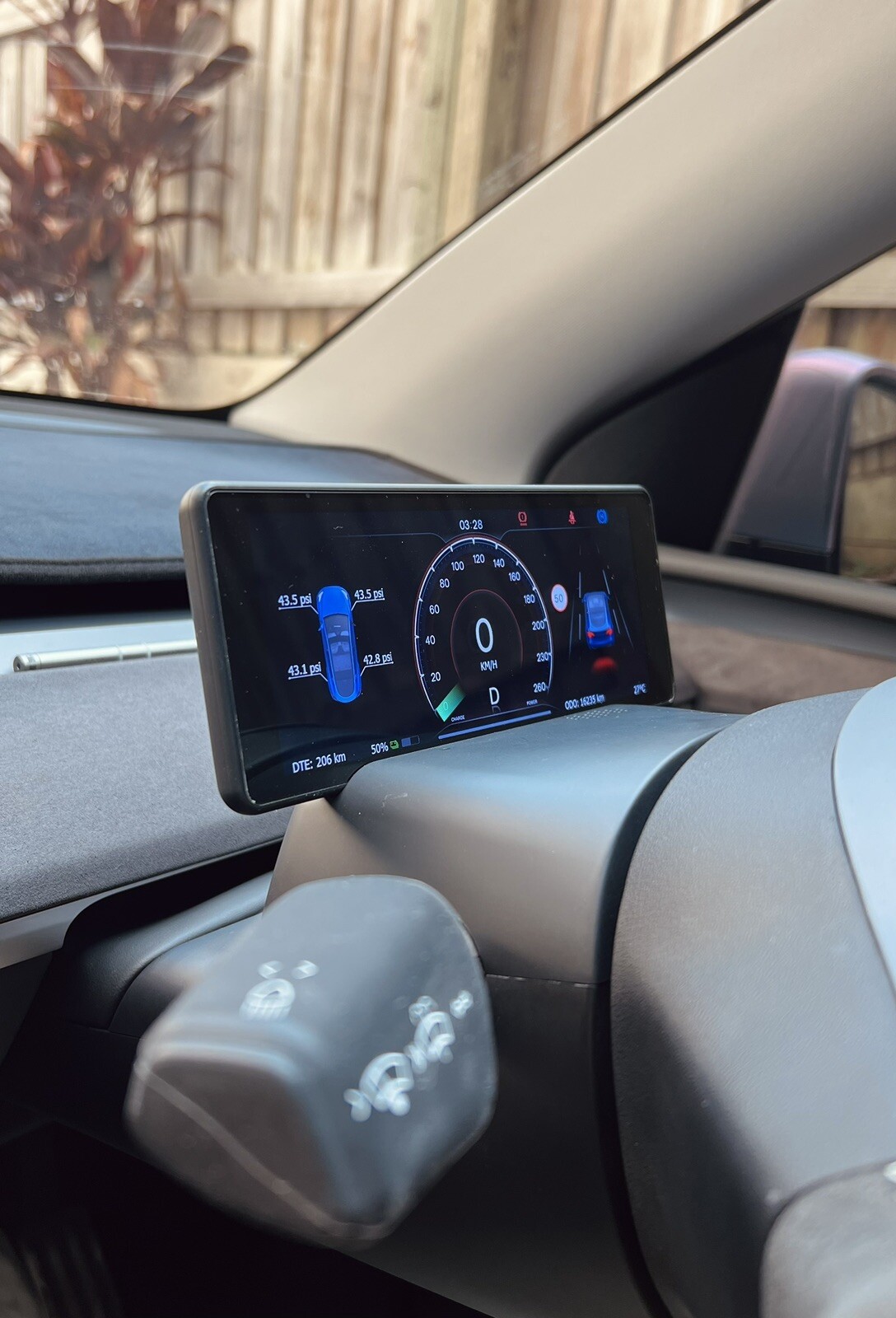 HUD Tesla Model Y / Model 3 (6.8” console display AMD Or Intel) CarPlay ...