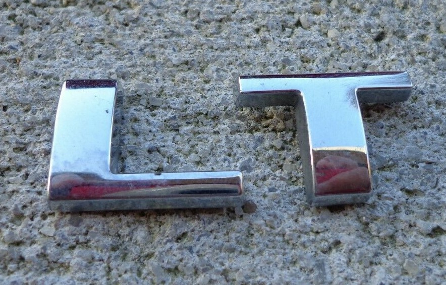 Chevrolet Chevy LT emblem badge letters OEM Genuine Impala Malibu ...