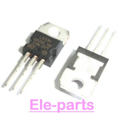 10 PCS LD1117V33 TO-220 LD1117AV33 LD1117 3.3V LD33V Positive Voltage ...
