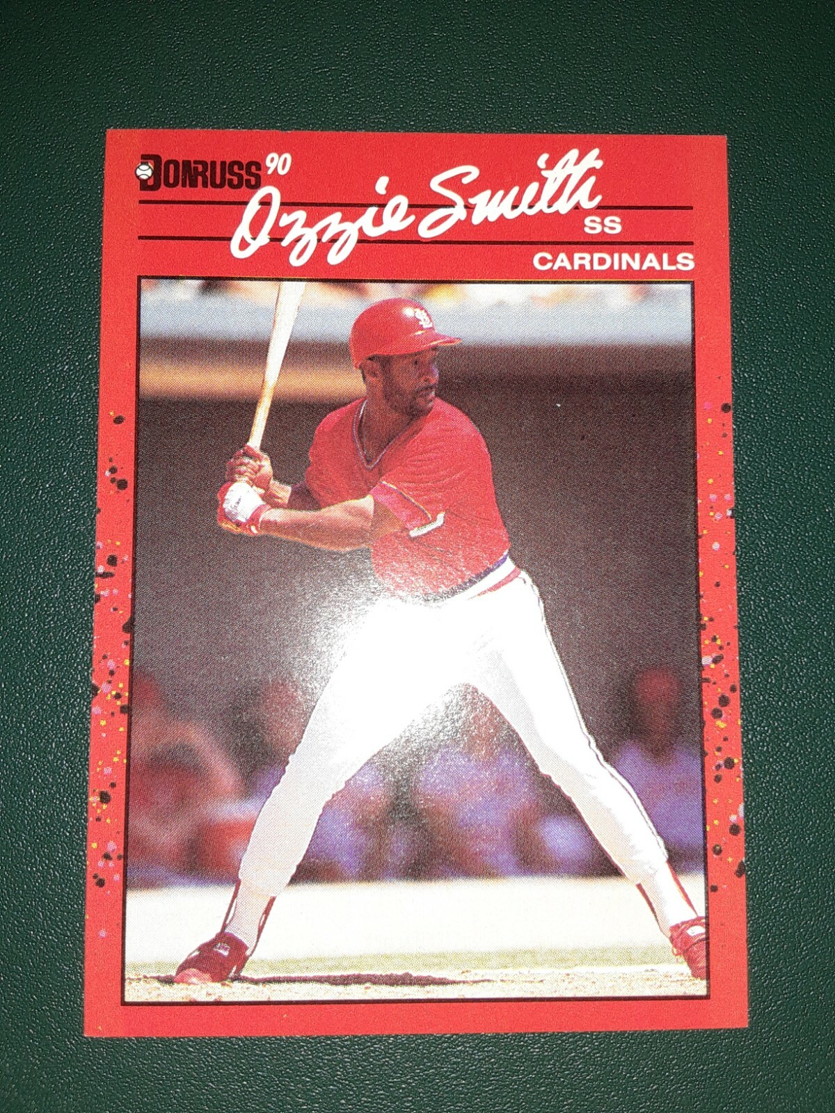 1990 Donruss card #201 - Ozzie Smith - HoF - *ERROR* Baseball Card MINT ...